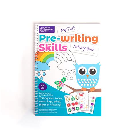 My First Pre Writing Skills Activity Book Pre School Workbook Love Writing Co