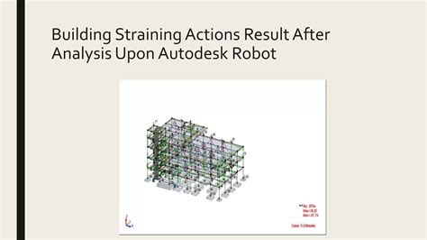 revit modelling and robot analysis for a building pptx
