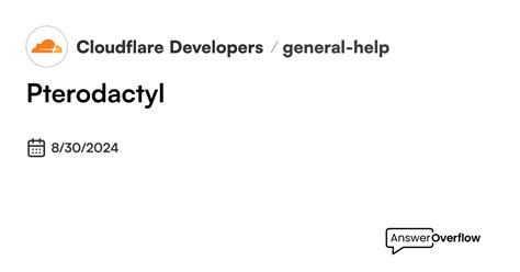 Pterodactyl Cloudflare Developers