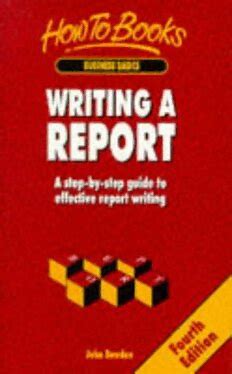 Writing A Report Step By Step Guide To Effective Report Writing PDF