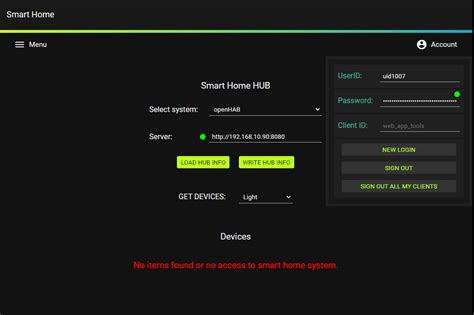 Openhab3 Not Authorized · Issue 143 · Sepia Frameworksepia Docs