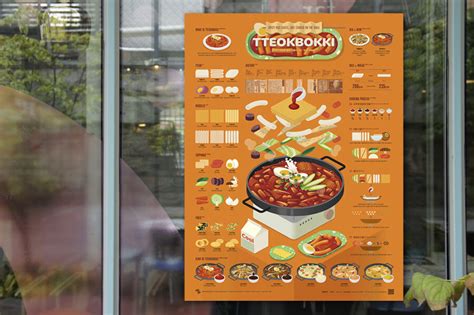 인포그래픽 포스터 떡볶이 203