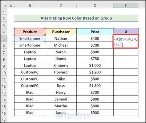 How To Apply Formula In Excel For Alternate Rows 5 Easy Ways