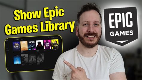How To Show Epic Games Library Youtube
