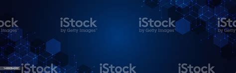 육각형 패턴이 있는 추상 기하학적 배경 배너 또는 웹 사이트 헤더 템플릿에 대한 육각형 모양 디자인 요소 헤더 디자인 요소에 대한 스톡 벡터 아트 및 기타 이미지 Istock