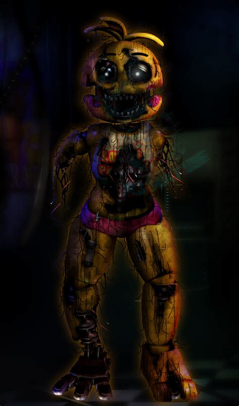 Withered Toy Chica By Wanderingbonzi On Deviantart