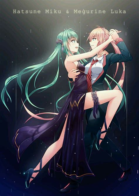 Hatsune Miku And Megurine Luka Kiss