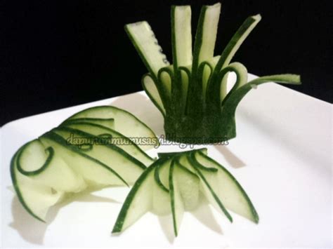 Cozy Kitchen Belajar Membuat Garnish N Fruit Carving Kipas Dari