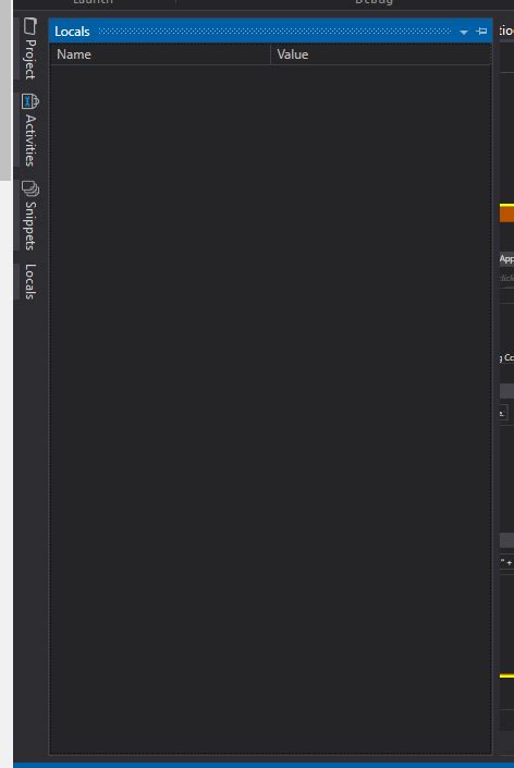Locals Panel Empty Help UiPath Community Forum