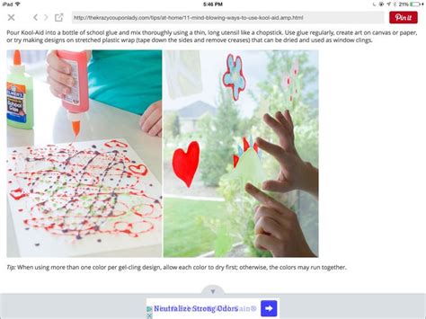 An Image Of Someone Making Valentines Day Cards On The Webpage For Their Blog