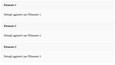 Html E Css Creare Un Menu A Fisarmonica Accordion Htmlit