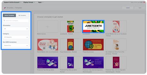 Templates App Enplug Support Center