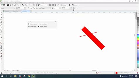 Corel Draw Tips Tricks Line Thickness TRICK Part YouTube