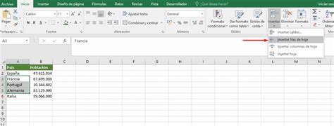 Cómo insertar varias filas en excel ExcelFacil