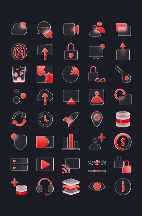Mega 3d Assets On Behance Icon Set Design Ui Design Principles