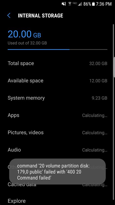 I Get An Error While Formatting My Sd Card R Samsung