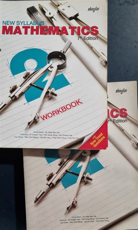 New Syllabus Mathematics 7th Edition Sec 2 Hobbies And Toys Books And Magazines Textbooks On