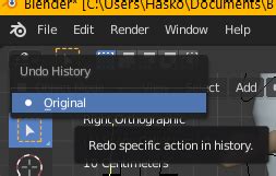 No Undo History Ctrl Z Not Working Basics Interface Blender Artists Community