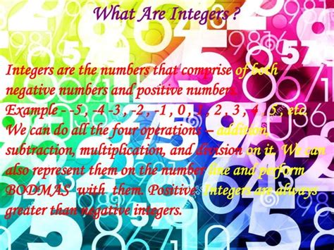Maths Integers Pptx