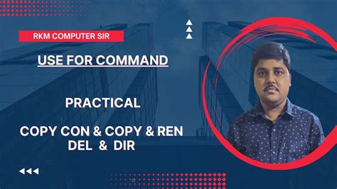 Ms Dos Tutorial In Bengali 2 Practical Youtube