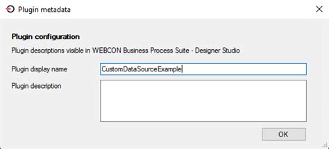 Custom Data Source · Webcon Developer Portal