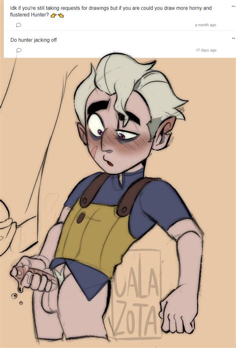 Rule 34 1boy Blonde Hair Calazotauvu Exibitionism Gay Hunter The Owl House Male Male Only