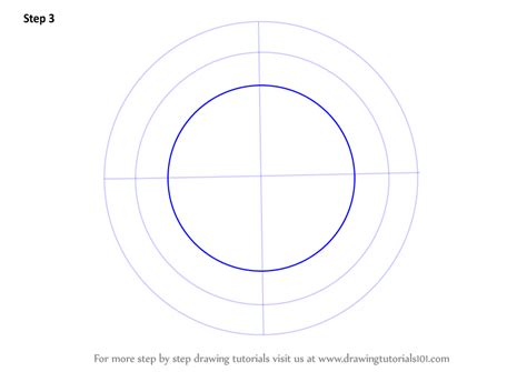 How To Draw Captain America Shield Captain America Step By Step
