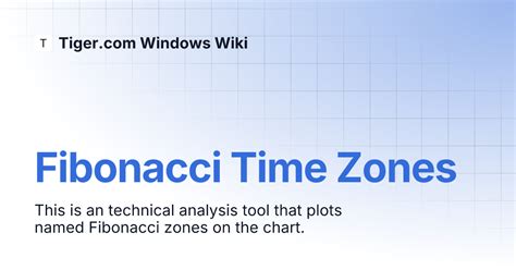 Fibonacci Time Zones Windows Wiki