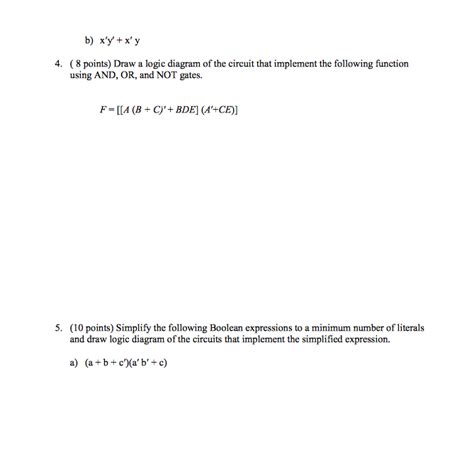 Solved Points Draw A Logic Diagram Of The Circuit That Chegg Com