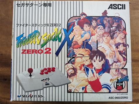 Ascii Fighter Stick X Zero 2 Controller For Sega Saturn Japanese Import Boxed Video Gaming
