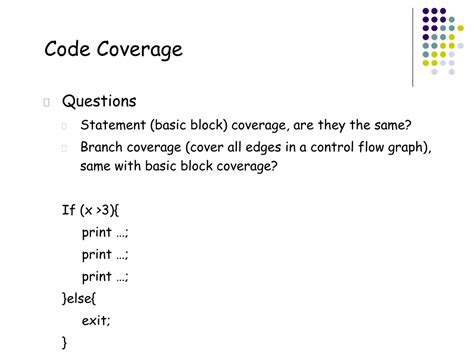 Ppt Cs 4723 Lecture 4 Test Coverage Powerpoint Presentation Free