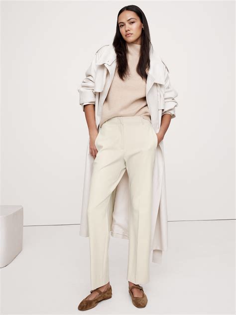 High Rise Modern Slim Refined Ankle Pant Banana Republic