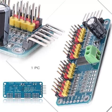 Pca9685 16 Kanal 12 Bit Pwm Servomotortreiber I2c Modul Arduino Roboter