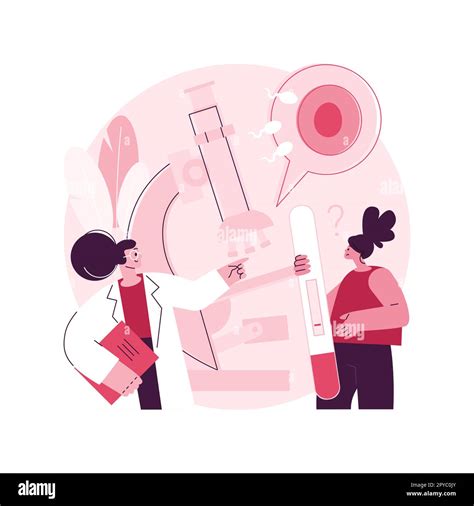 Infertility Diagnosis Abstract Concept Vector Illustration Female