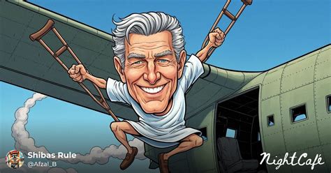 When You Dont Know When To Stop Comical Old Man Jumps Fro