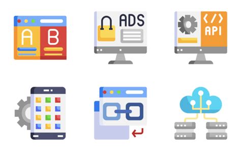 Coding Icon Pack Color Fill 30 Svg Icons