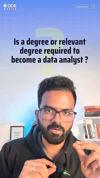Is The Degree Required To Become A Data Analyst Codebasics Data