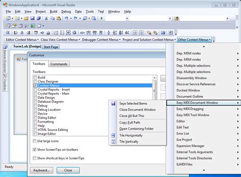 Xmenu Add In Tabs Studio Visual Studio Extension