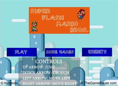 Super Flash Mario Bros Hacked Cheats Hacked Free Games