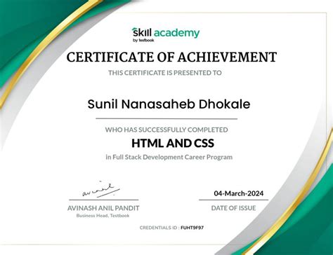 Sunil Dhokale On Linkedin Html Css Skillacademy Webdevelopment