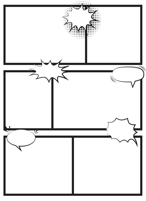 Best 12 Comic Book Layout Template 13 Free Pdf Printables Artofit