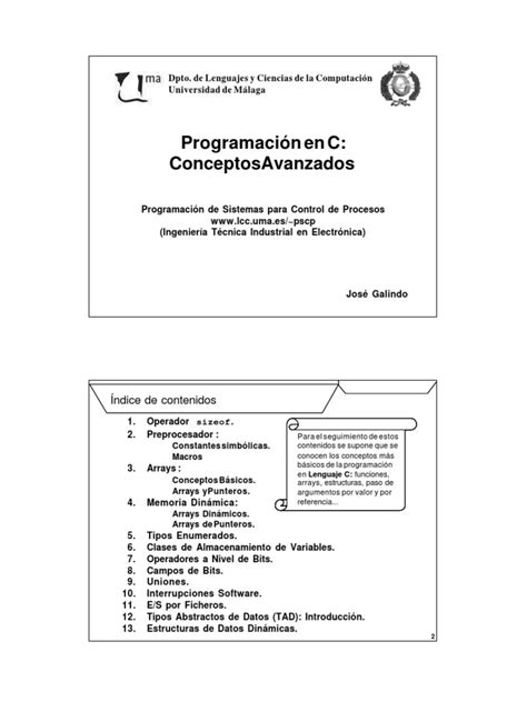 Programacion En C Conceptos Avanzados Pr Pdf Puntero Programación