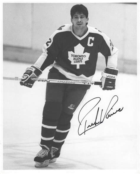Vaive Rick Autographed 8x10 Photo Rk Sports Promotions