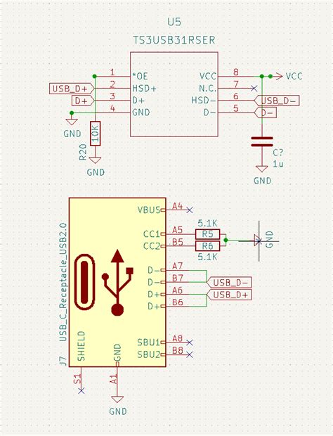 Esp32 Have I Designed And Routed My Usb C Port Correctly Because When I Connect My 3d Printer