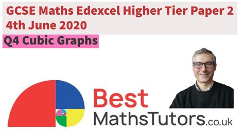 Plotting Non Linear Graphs Gcse Maths Edexcel Higher Tier Paper 2 Thursday 4 June 2020 Q4