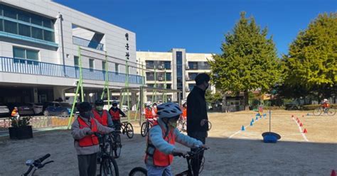 자전거는 배울 때가 중요해요” 중구 초등학생 자전거 안전교육 진행