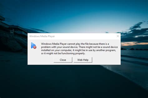 How To Fix Windows Media Player Cannot Play The File Error
