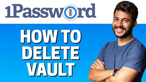 How To Delete Vault In 1password Youtube