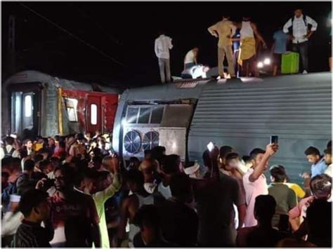 North East Express बिहार के Buxar में दुर्घटनाग्रस्त डरावनी है हादसे