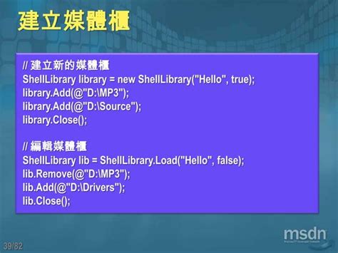 Api Code Pack For Net Framework Ppt